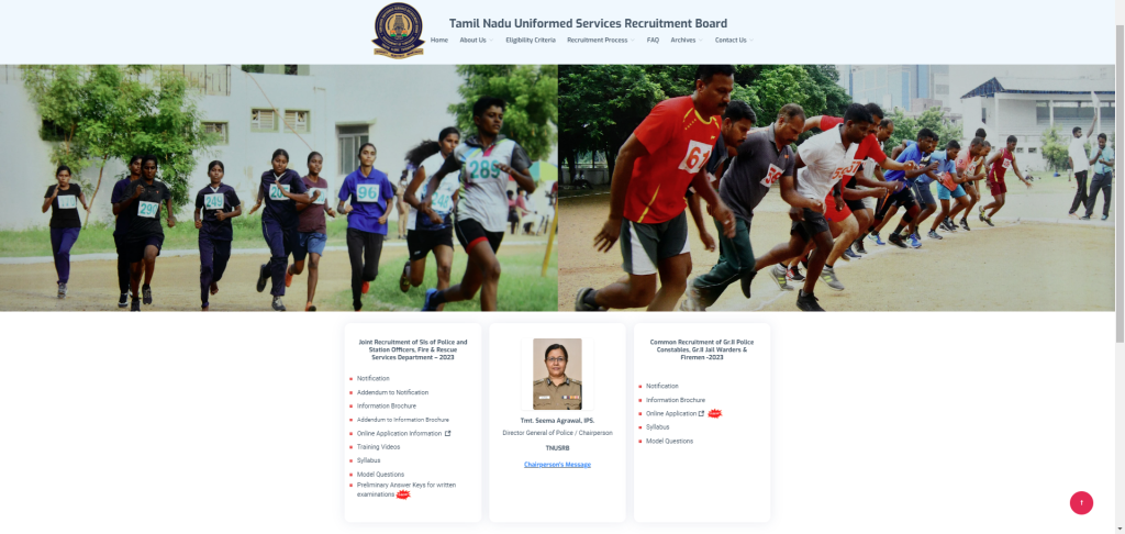 tnusrb si official answer key 2023