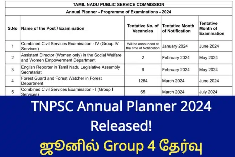tnpsc-annual-planner-2024-released